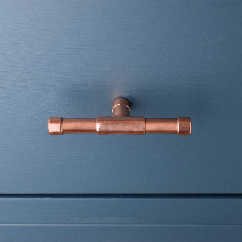 Proper Copper Design Solid Copper Knob (Mini) Extended T-Shape | Wayfair.co.uk